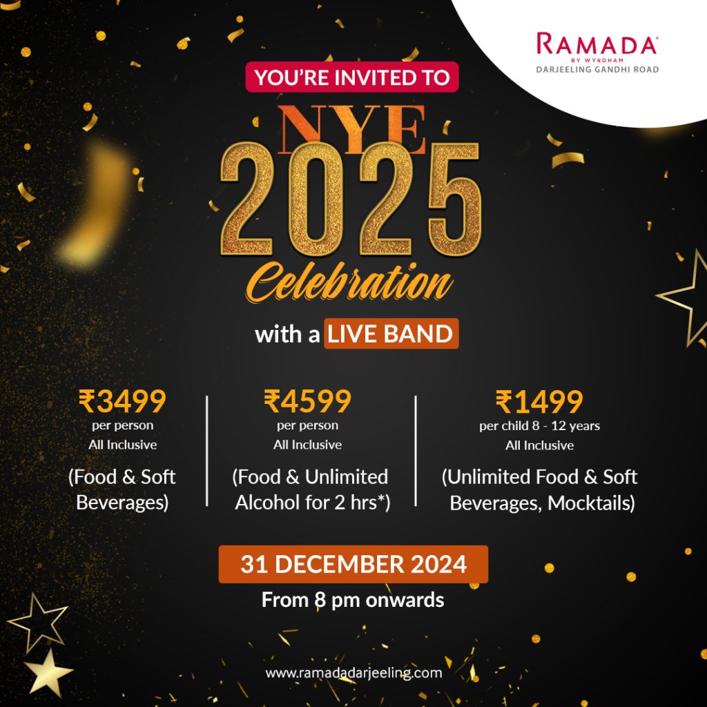 New Year Eve 2025 in Darjeeling | NYE Party Offer| Book Now!